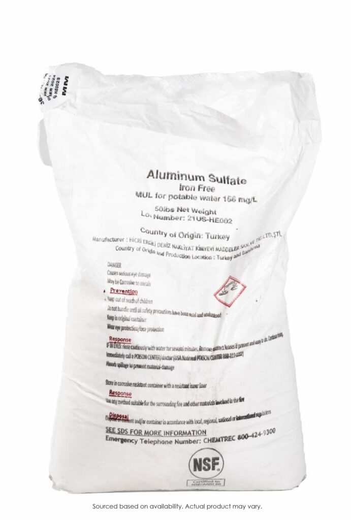 Aluminum Sulfate 48% Solution | Liquid Alum Supplier - CORECHEM Inc.